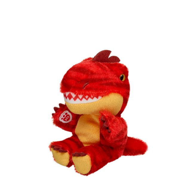BUILD-A-BEAR Mini Beans® plush toy red raptor plush | Build-A-Bear® Sweden